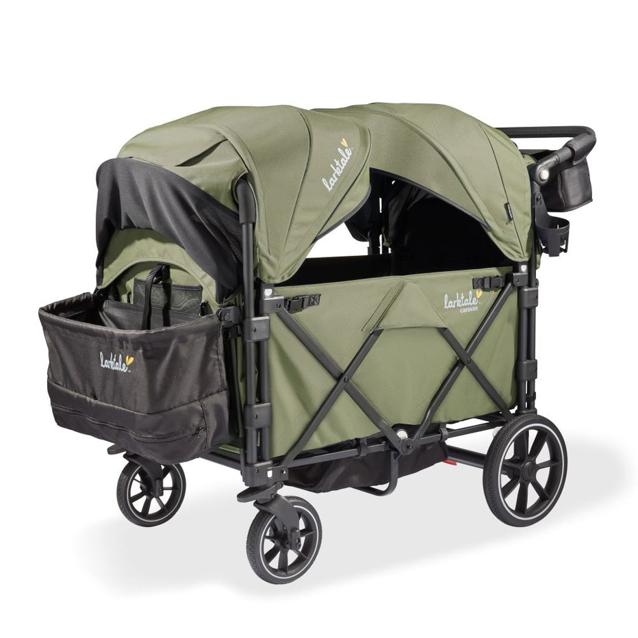 caravan Quad Stroller/Wagon | 4-Seater Folding Wagon Stroller for Kids ...