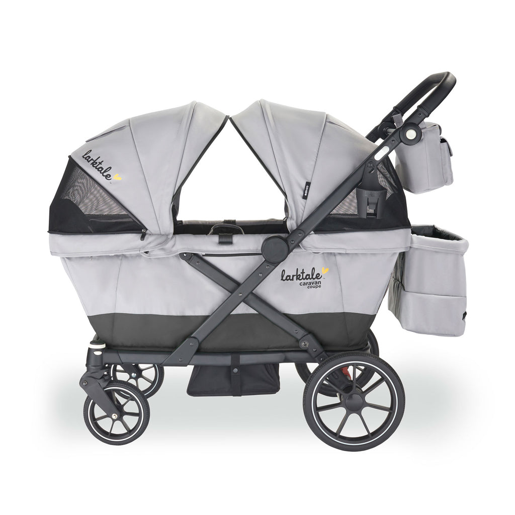 Larktale caravan coupe Quad Stroller/Wagon | Compact 4-Seater Folding Wagon