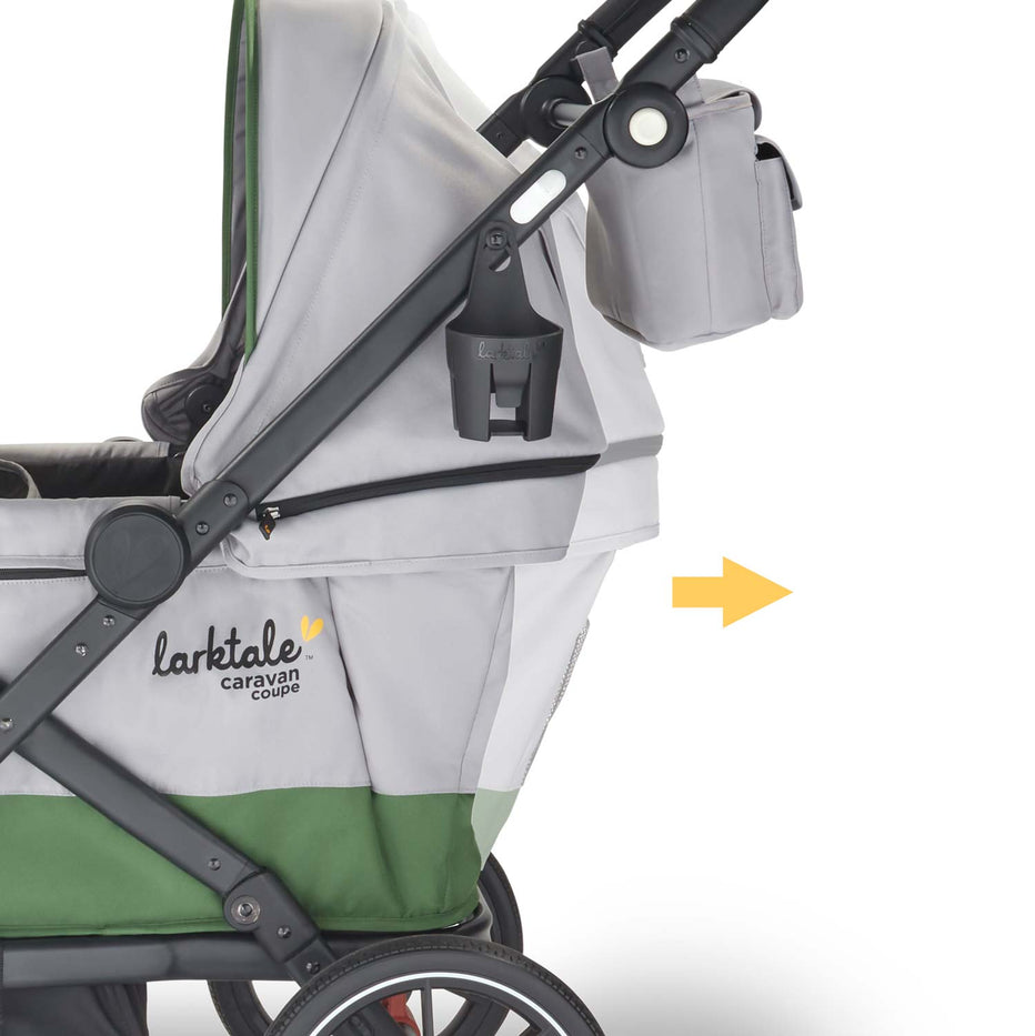 Larktale caravan coupe Quad Stroller/Wagon | Compact 4-Seater Folding Wagon